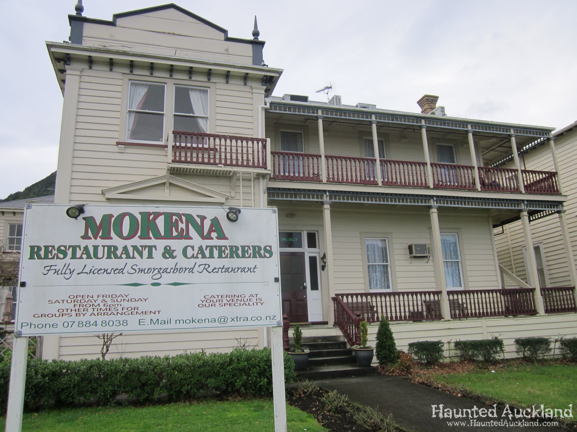Mokena Boutique Hotel and Restaurant | Paranormal NZ